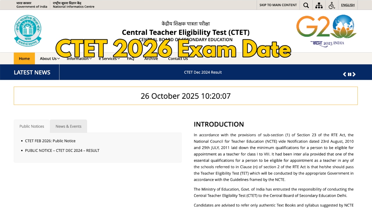 CTET Application Form 2026: Your Ultimate & Helpful Guide With ...